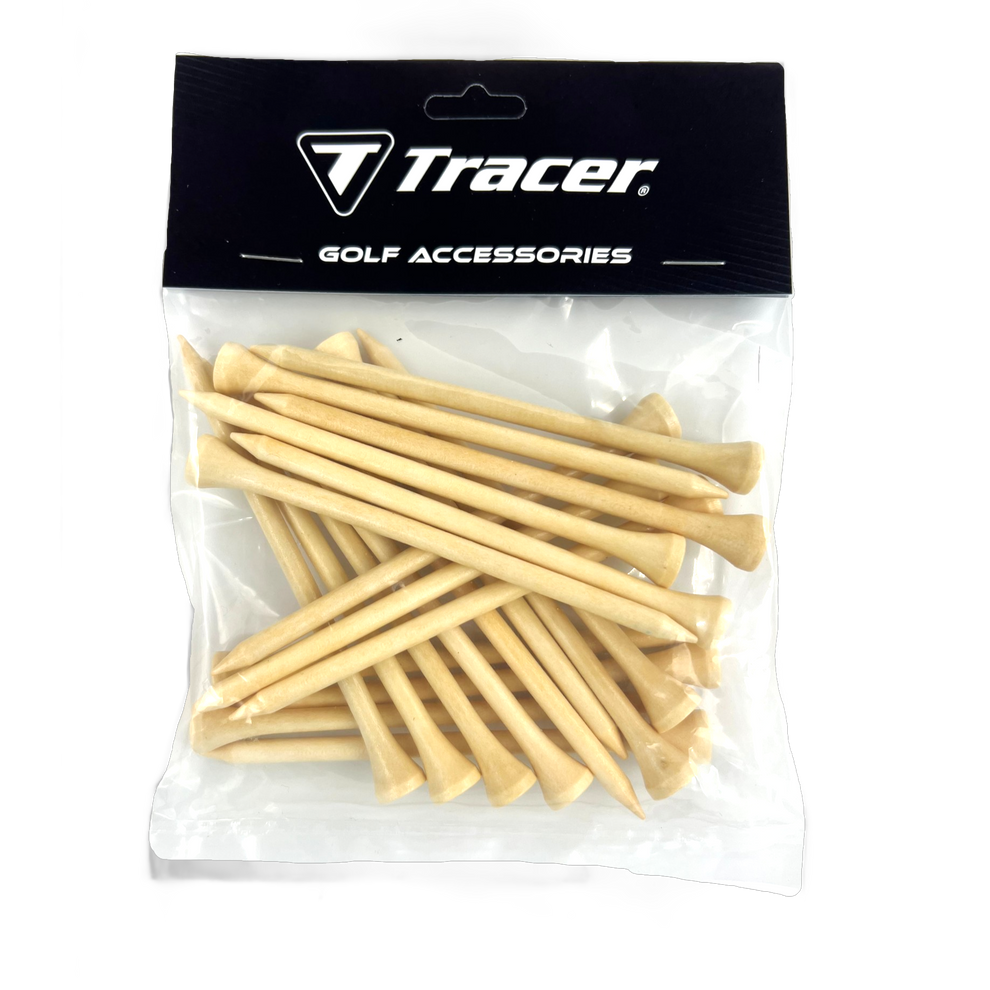 4” Wood Tracer Tees – Tracer Golf Accessories